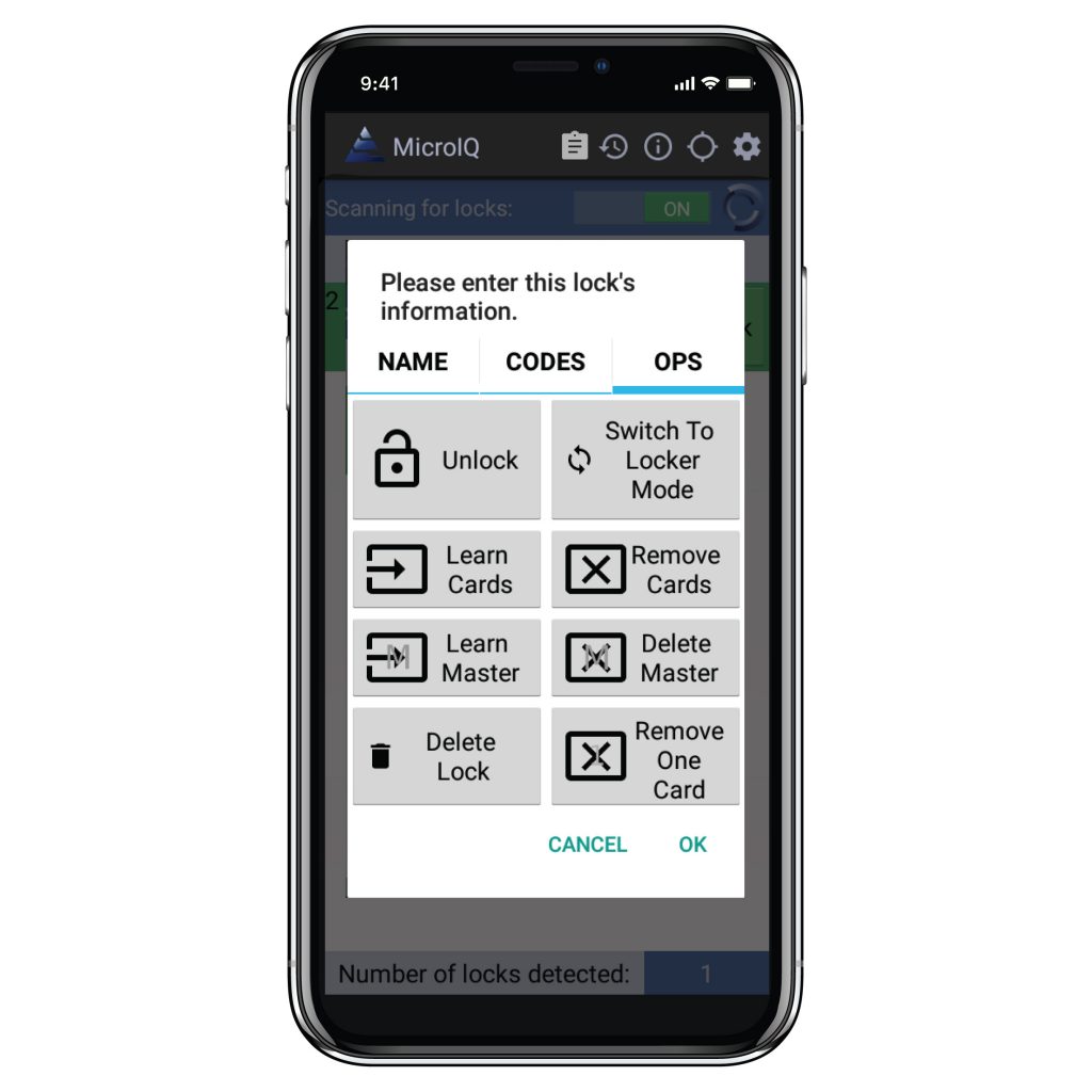 Keyless Secured Storage Smart Locks - MicroIQ Prox