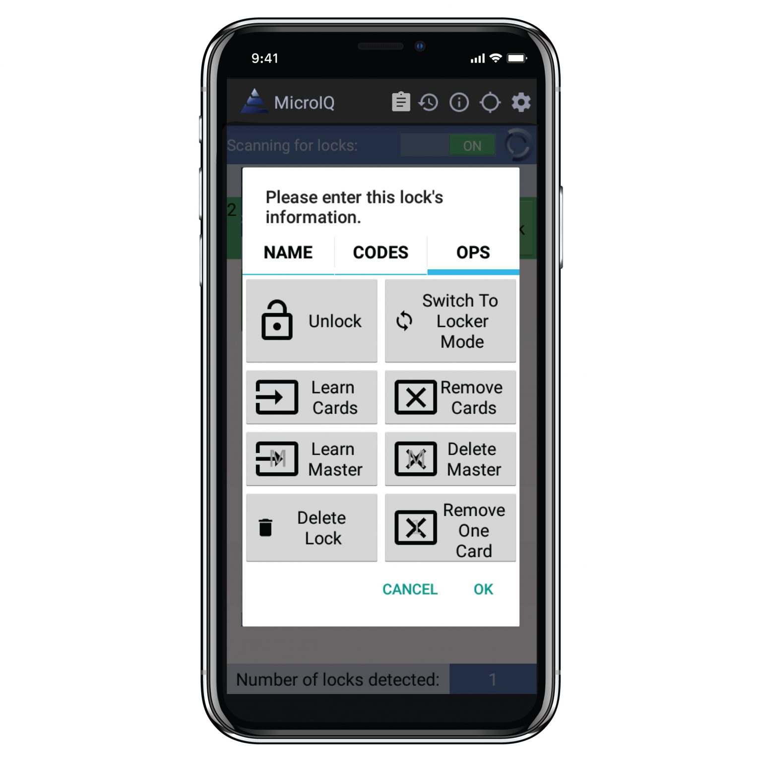 Keyless Secured Storage Smart Locks - MicroIQ Prox
